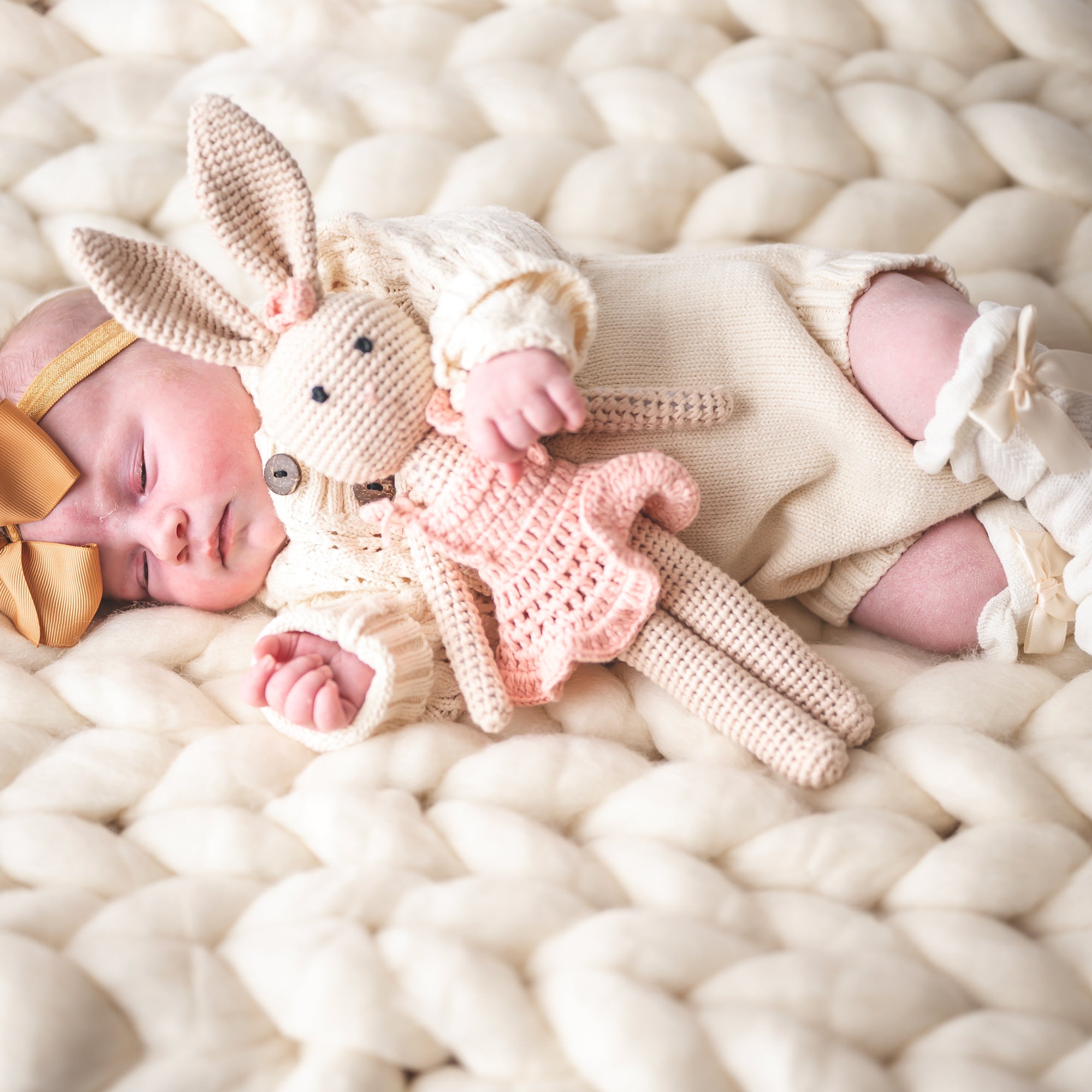 Crochet Bunny Doll– Pink Ever After